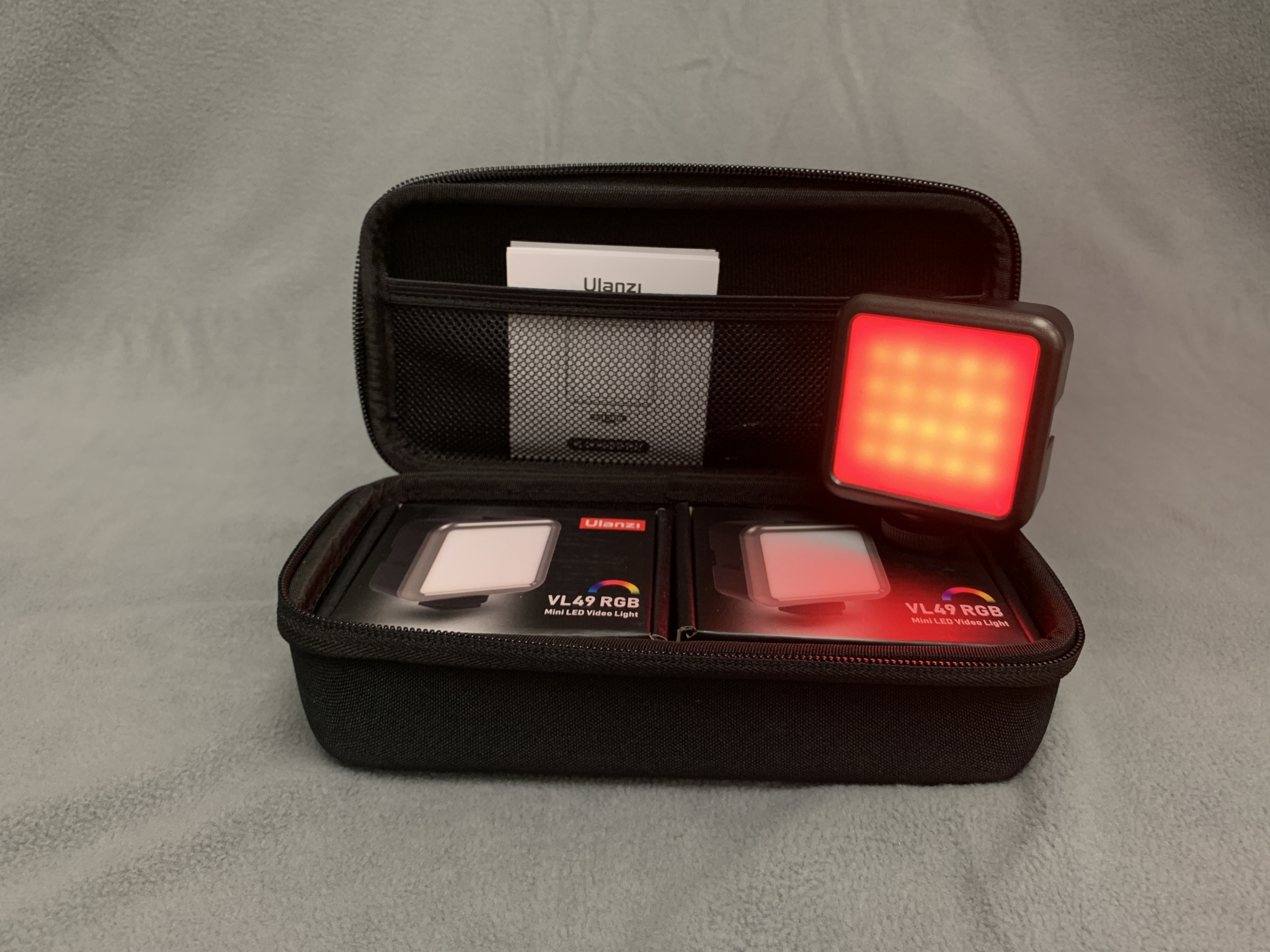 Ulanzi RGB LED Video Light Kit - Orem Public Library Makerspace